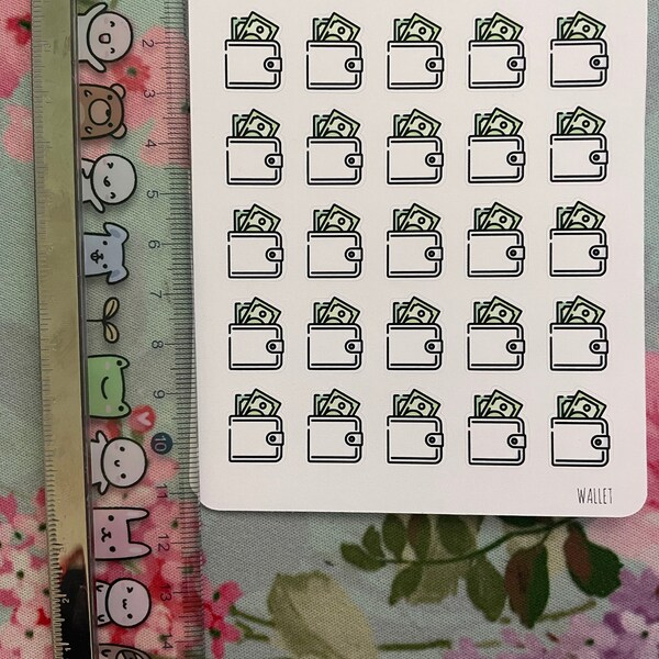 Planner Sticker | Wallet - Etsy