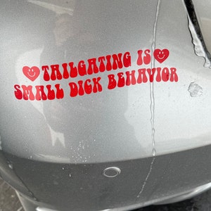 Tailgating Vinyl Decal Funny Car Decal, Car Window Decal Sticker ...