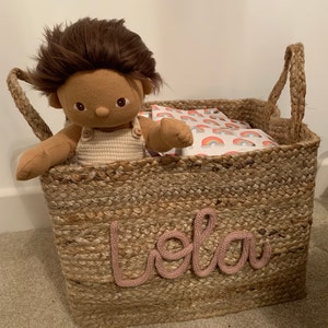 Knitted Names and Words Wool Wire Words Personalised Wall | Etsy UK