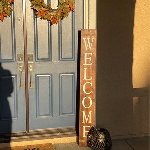 Front Porch Welcome Sign 5 Foot Welcome Sign 4 Foot - Etsy