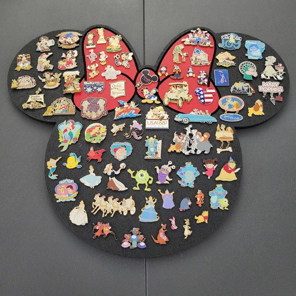 Minnie Mouse Cork Board With Engraved Detailing. Minnie Mouse Pin ...