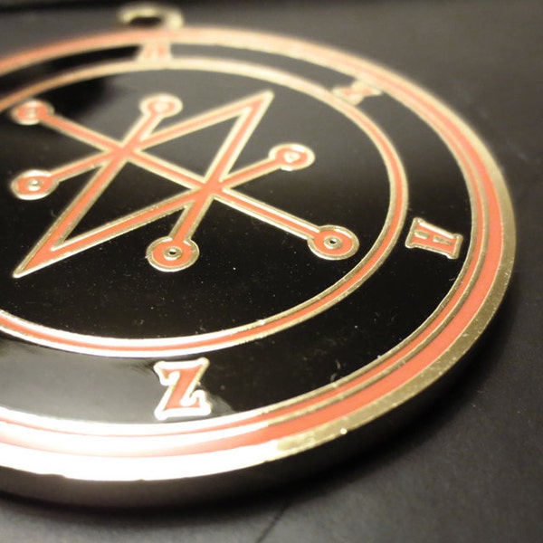 Azazel Sigil Pendant, Satanic Ritual Medallion - Etsy