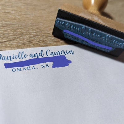 Best Rated Address Stamp Custom Rubber Address Stamp - Etsy