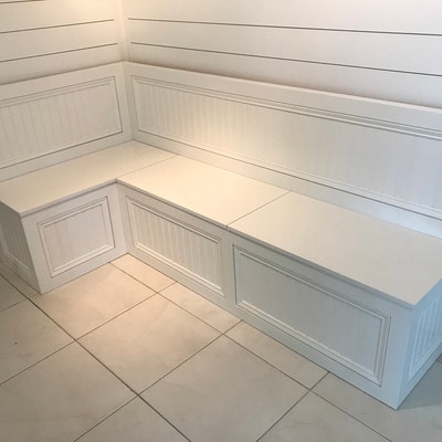 Custom Corner Bench With Storage for Baseboard Heating Spaces - Etsy