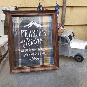Fraser's Ridge - Outlander SVG DXF Digital Cut Files - Etsy