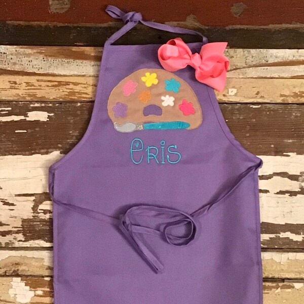 Paint Palette Applique, Back to School Art Embroidery - Etsy