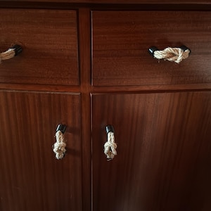Rustic JUTE ROPE Handle Home Decor Drawer Pull - Etsy
