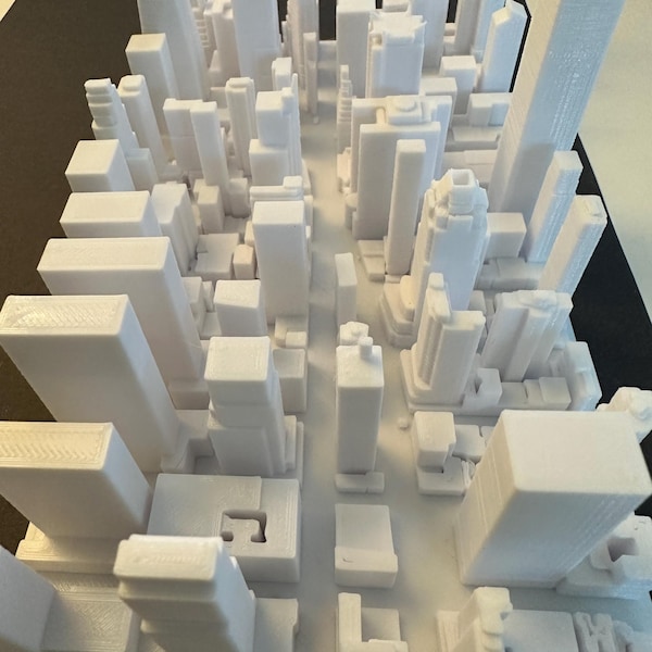 Lower Manhattan City 3D Print File | STL File for 3D Printing | 3D Map ...