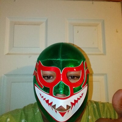 BLACK SHADOW Lucha Libre Wrestling Mask adult Size Brand - Etsy