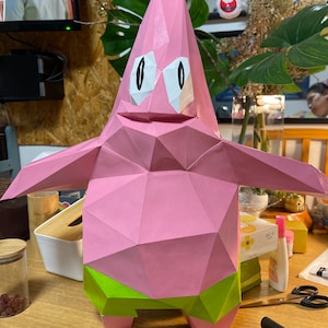 Hand Low Poly Pdf 3D Papercraft Template, Low Poly DIY Paper Sculpture ...