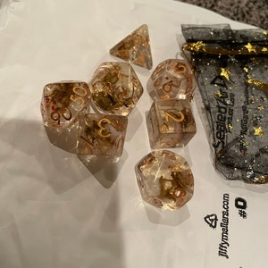 Koi Fish Dnd Dice Set for Dungeons and Dragons D20 TTRPG Polyhedral ...