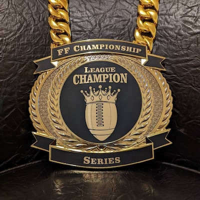 Championship Belt Trophy Award Fantasy Football FFL MVP - Etsy