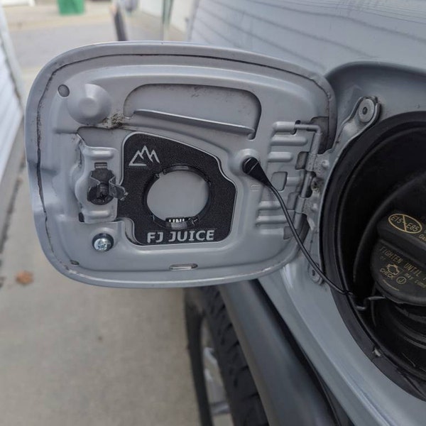 Personalized Toyota FJ Cruiser Gas Cap Holder (OEM Fuel Door Only) 2007 ...