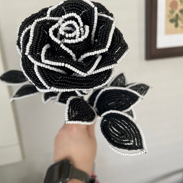 Beaded Rose Pattern, Rose Pattern, Beaded Rose, Beaded Rose Pattern Step by Step, Rose Pdf ...