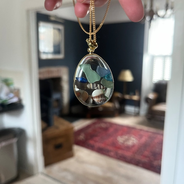 Medium Deep Fillable Silver or Gold Heart Locket Name Necklace Heart ...