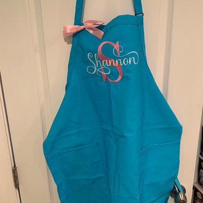 Monogrammed Apron With Letter and Name Perfect Christmas Gift ...