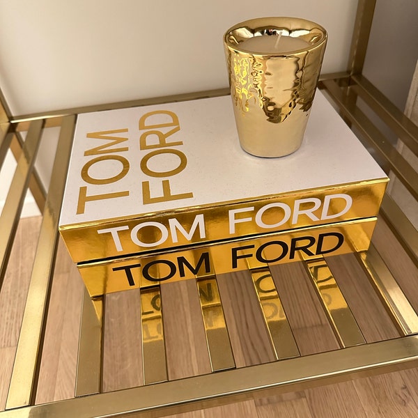 Tom Ford Book Box Set: Coffee Table Decor, Openable Cardboard Storage ...