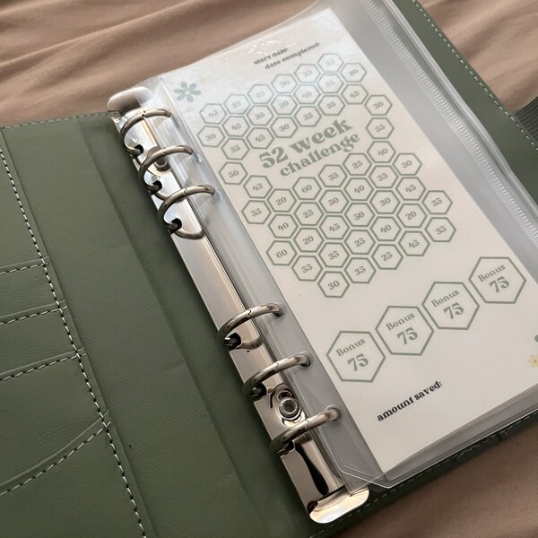 Individual Laminated Pink Savings Challenge | 500, 1000, 5000, 52 Week ...