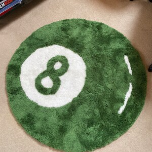 8 BALL RUG Billiards Rug Bedroom Aesthetic Rugs Minimalist - Etsy Australia