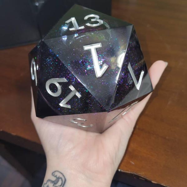 Gemstone Opalite Elven Cut Polyhedral Dice (with Box) Dnd Set - Etsy