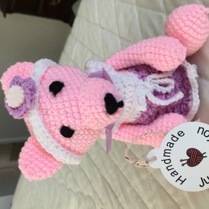 Dragon Crochet Pattern Valentine Dragon Pink Dragon english - Etsy