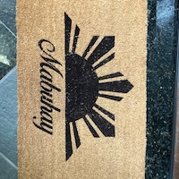 Baybayin Mabuhay Wall Art, Filipino Art, Philippines Gift, Metal Wall ...