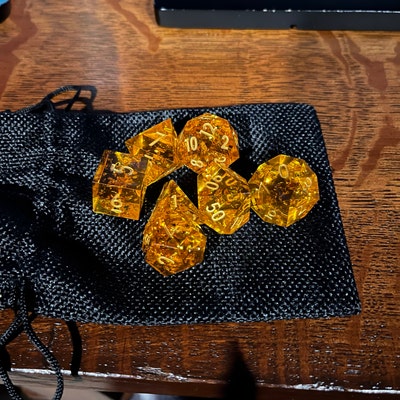 Moonbeam, Clear Polyhedral Sharp Edge Dnd Gem Dice Holographic ...