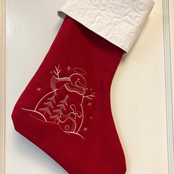 Redwork Country Snowman Machine Embroidery Designs Pack Instant ...