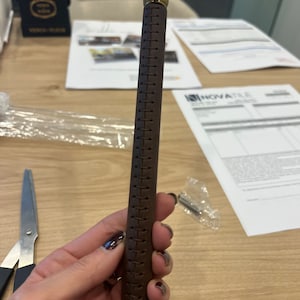 Hand-stitched Crazy Horse Leather Drawer Pulls, Antique Brass Pulls ...