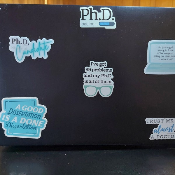 A Good Dissertation is a Done Dissertation Sticker - Etsy