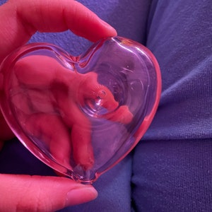 Glass Heart Pipe Girly Pipe Love Girls Gift Unique Pipe Hand Pipe Bowl ...