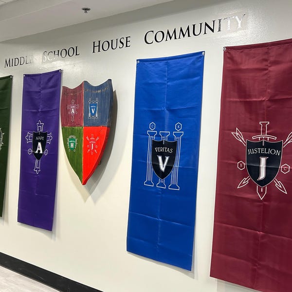 Customizable Medieval Style Family Pennants Personalized Swallowtail ...