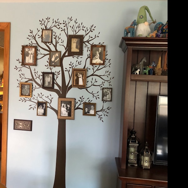 Tree Wall Decals Family Tree Wall Decal Photo Frame Tree Wall Stickers ...