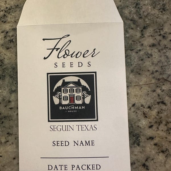 Personalized Seed Packets - Homegrown Seed Packets - Gardener Gifts ...