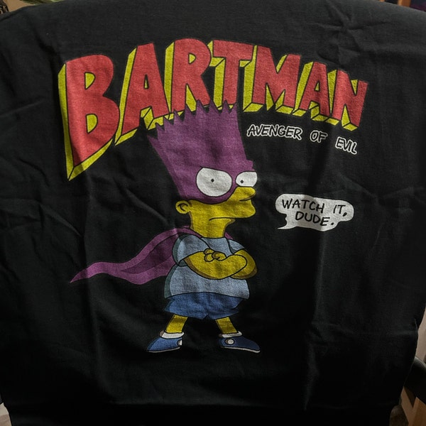 Bartman Bart Simpson the Simpsons Funny Gift Unisex T-shirt V-neck ...