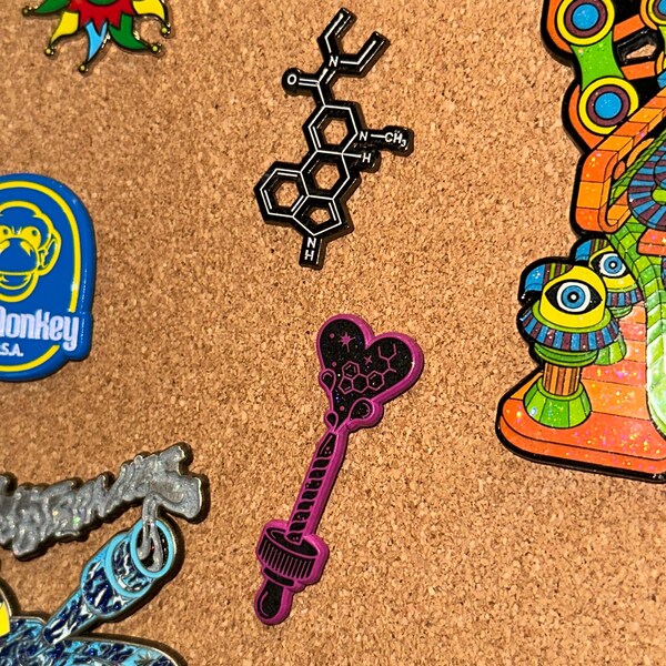 Stay Woke Hat Pin *OPENEDITION* Heady Hat Pins by : Eccentric Visuals ...