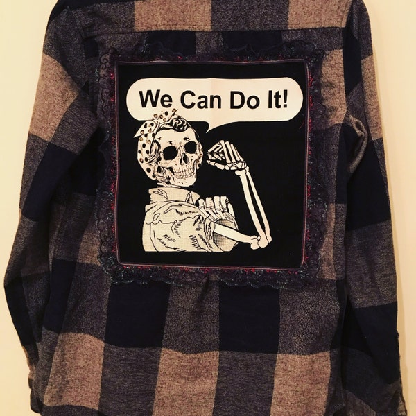 We Can Do It Back Patch | Sew on Patches for Jackets | Vintage Punk ...