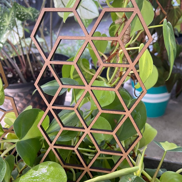 Boho Plant Trellis Houseplant Stakes SVG File Bundle for Glowforge ...