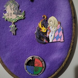 Wizard Hard Enamel Pin Flame Anime Manga - Etsy