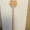 50 Custom Wood Engraved Stir Sticks, Cocktail Sticks, Wedding Drink ...