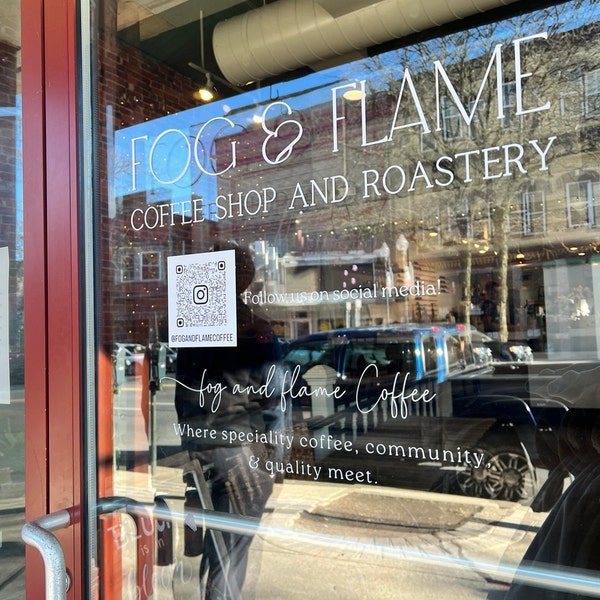 Custom Store Front Decals, Custom Logo Decal, Window Door Lettering ...