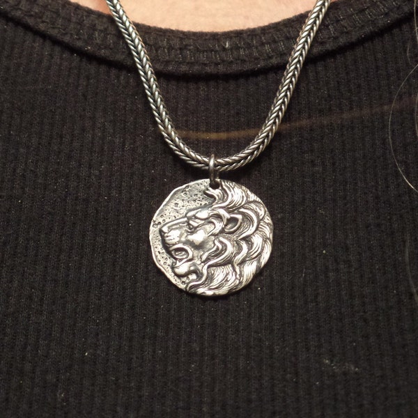 Star of Life Medical Charm Necklace - Sterling Silver Charm & Black ...