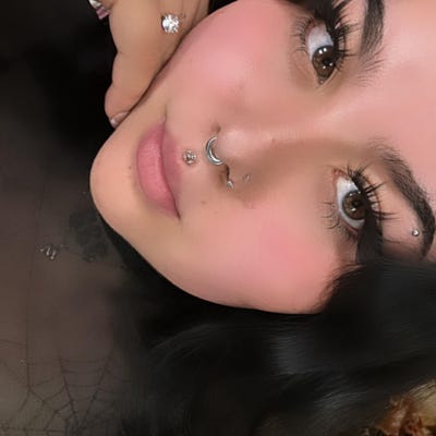 16g Teardrop Medusa Ring Lippy Loop Labret Surgical Steel Lip Ring ...