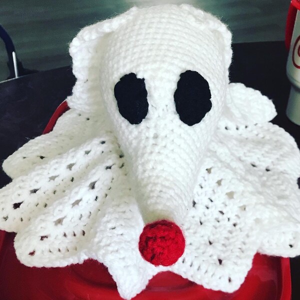 Crochet PATTERN Zero the Ghost Dog Blanket Inspired by the Movie ...