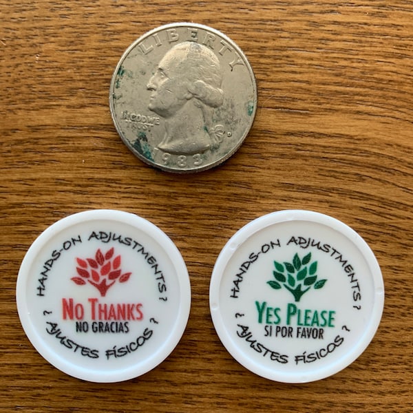 Custom Plastic Tokens Printed With Your Full Color Design - Add Your ...