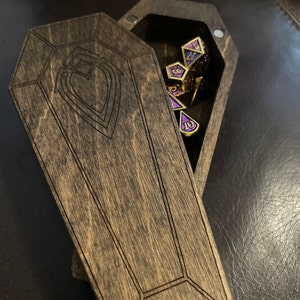 Dice Vault Moon Phase Dice Box Celestial Tabletop Gaming | Etsy