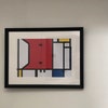 Mondrian and Cat, Original Oil Painting, Wall Art, Unique Gifts - Etsy