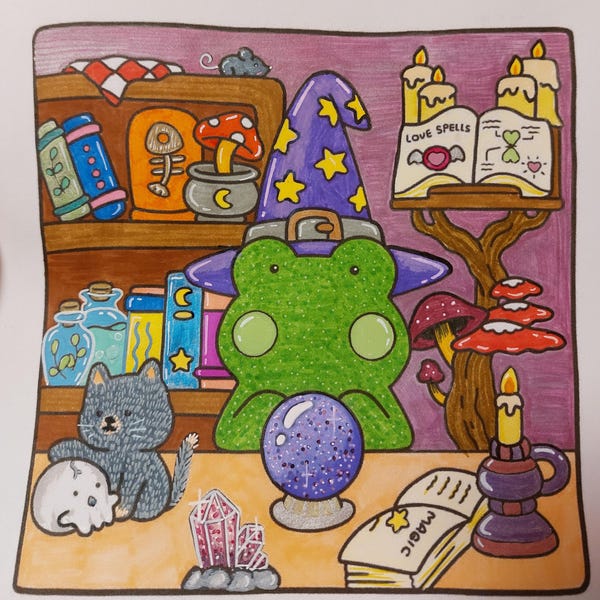 Coco Wyo Cozy Friends Cute Coloring Page 40 Pages Digital Download - Etsy