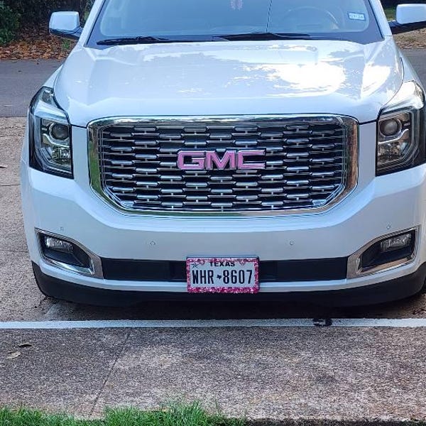 3D Pearl License Plate Frame Hand Made in America Holder Anti Theft ...