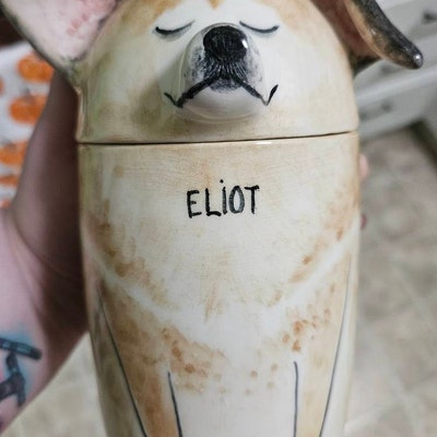 Ceramic Alien Figure in White Clay With Real Gold Details, rain Drop ...